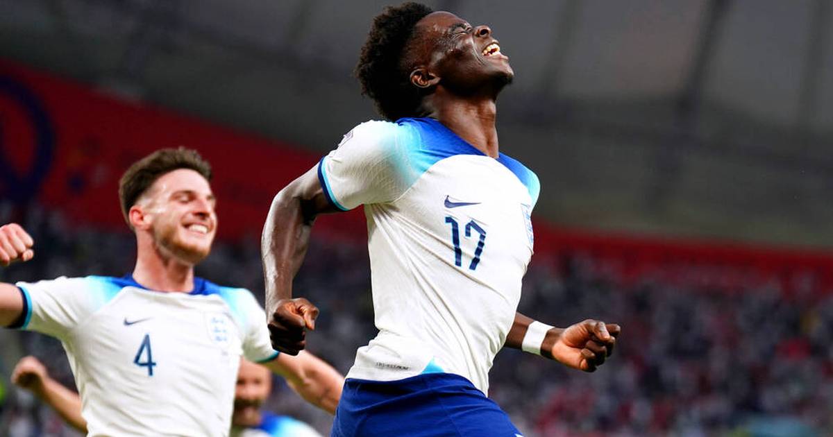 The liberation of the bad luck raven! Bukayo Saka inspires England ...