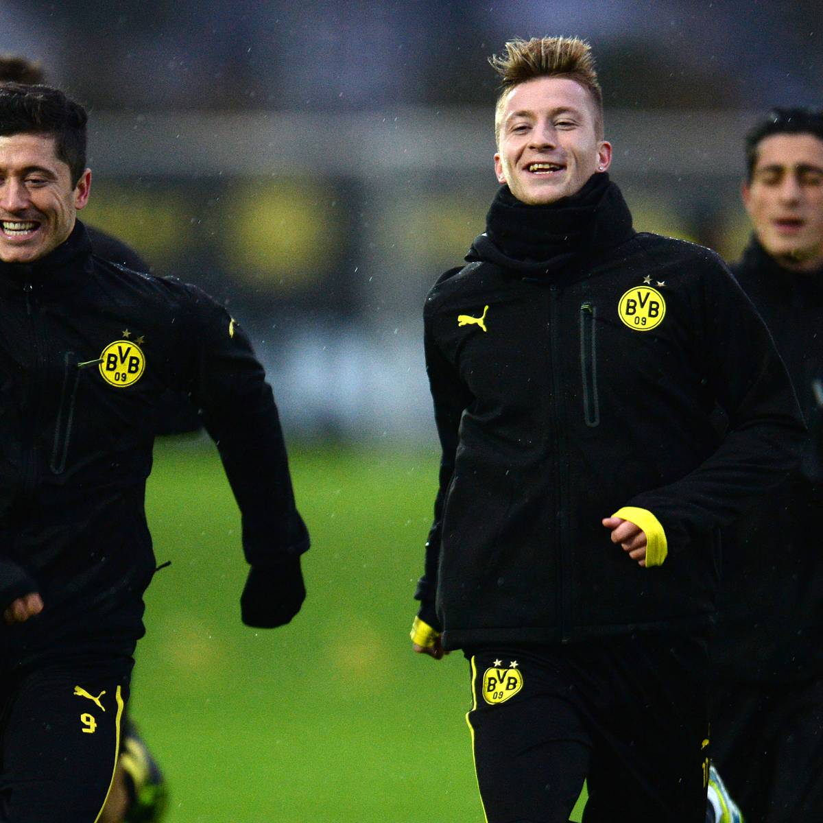 Marco Reus And Robert Lewandowski
