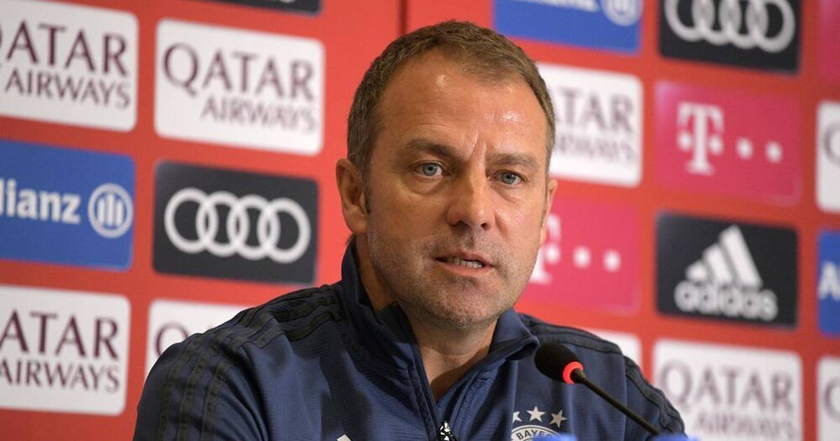 Hansi Flick bei PK vor Bundesliga-Spiel Hoffenheim - Bayern über Transfers