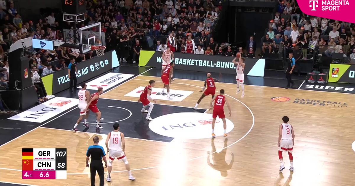 Basketball Supercup Hamburg: DBB-Team schlägt China und steht im Finale
